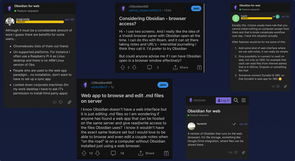 Obsidian is finally on the web with Neverinstall