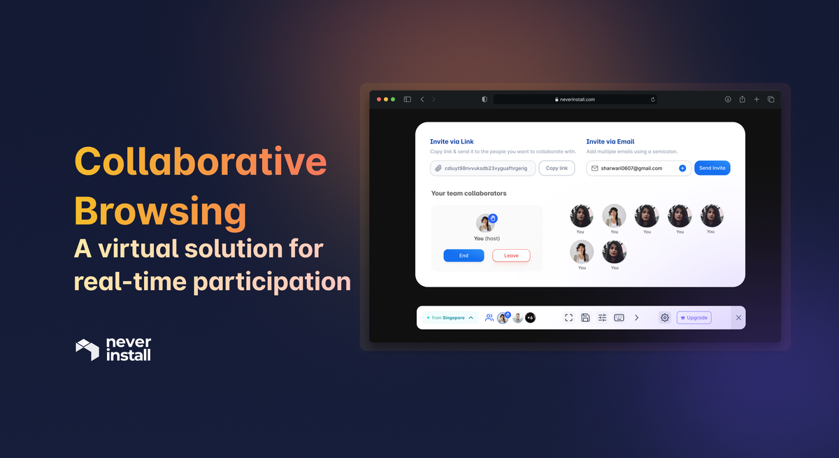 Collaborative Browsing: A virtual solution for real-time participation