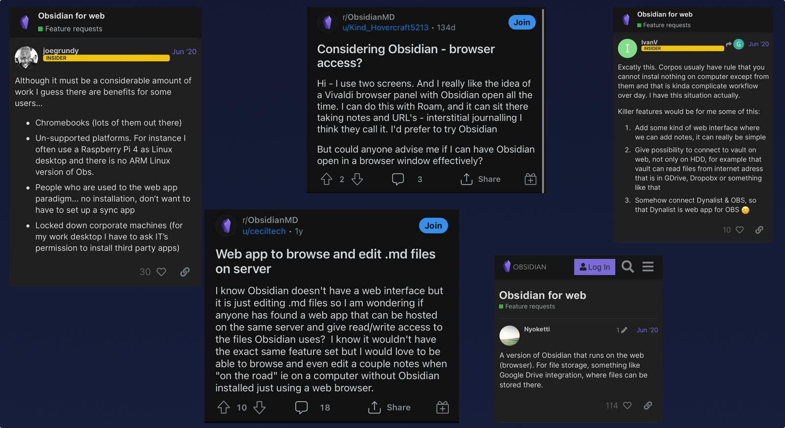 Obsidian is finally on the web with Neverinstall